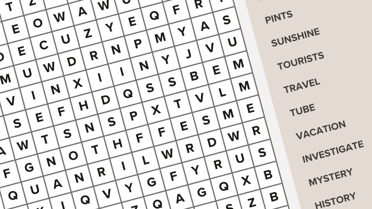 Summer Wordsearch | Robert Galbraith
