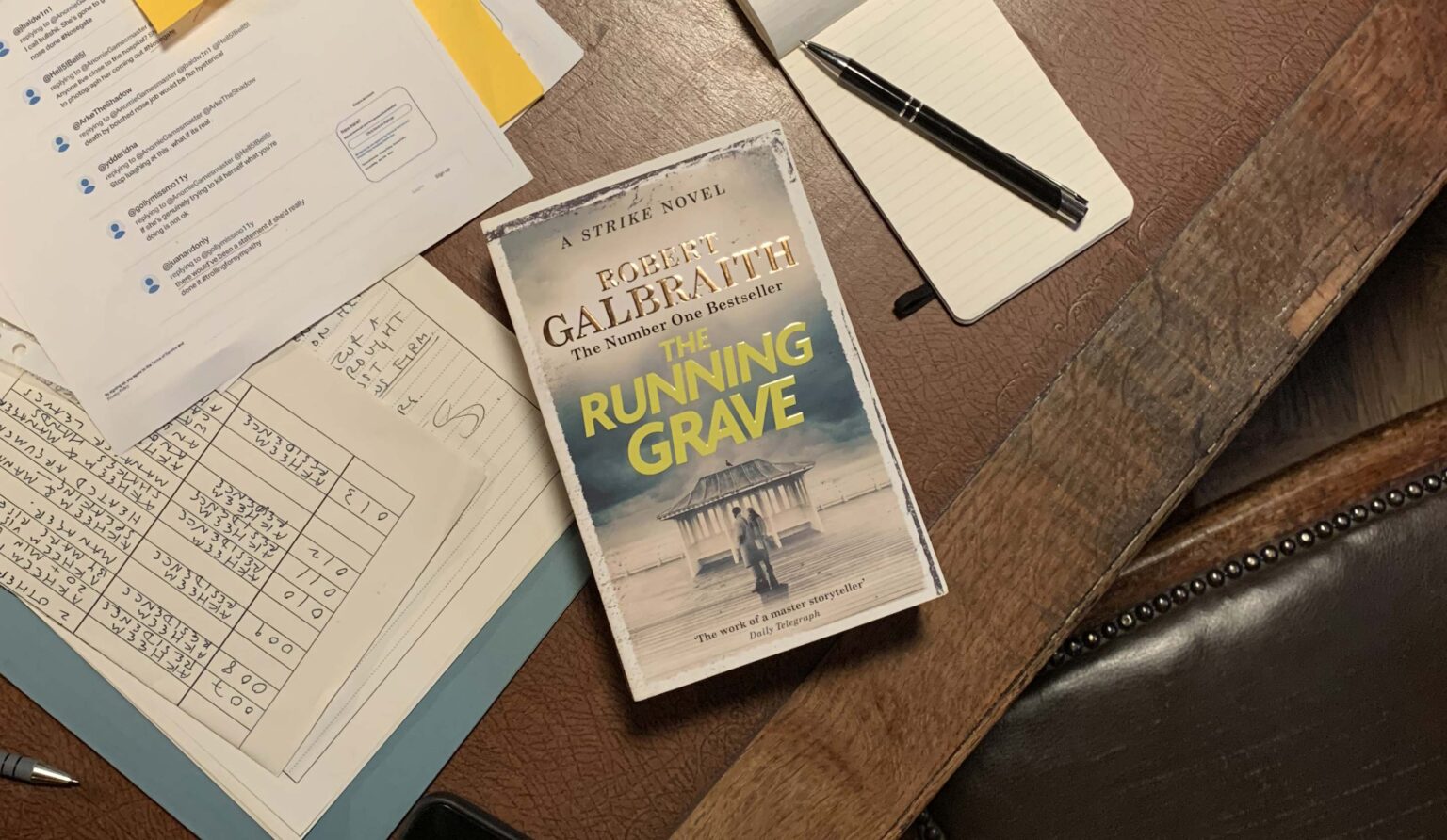 The Running Grave | Cormoran Strike Book 7 by Robert Galbraith